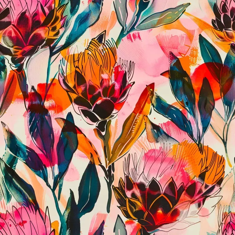 Seamless Watercolor Impressions Patterns Midjourney Prompt | PromptBase