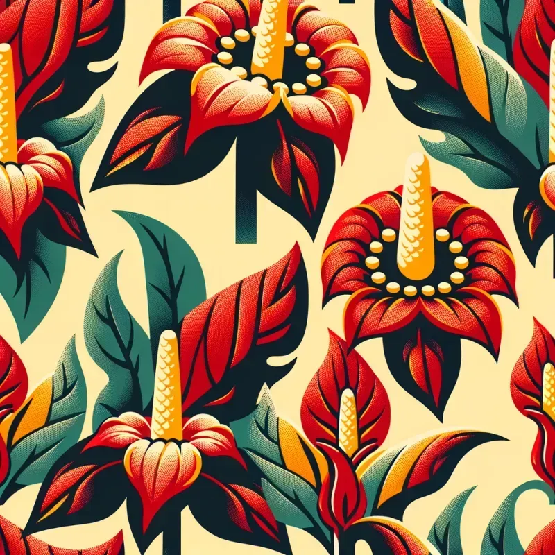 Seamless Tropical Vibrant Floral Patterns DALL·E Prompt | PromptBase