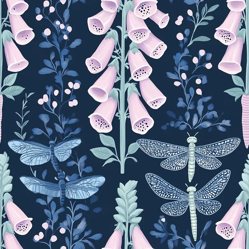 Intricate Botanical Flora Fauna Patterns Midjourney Prompt | PromptBase
