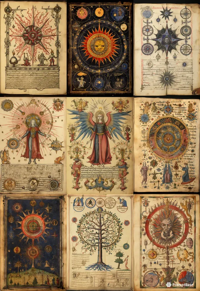 Medieval Spell Books Midjourney Prompt | PromptBase
