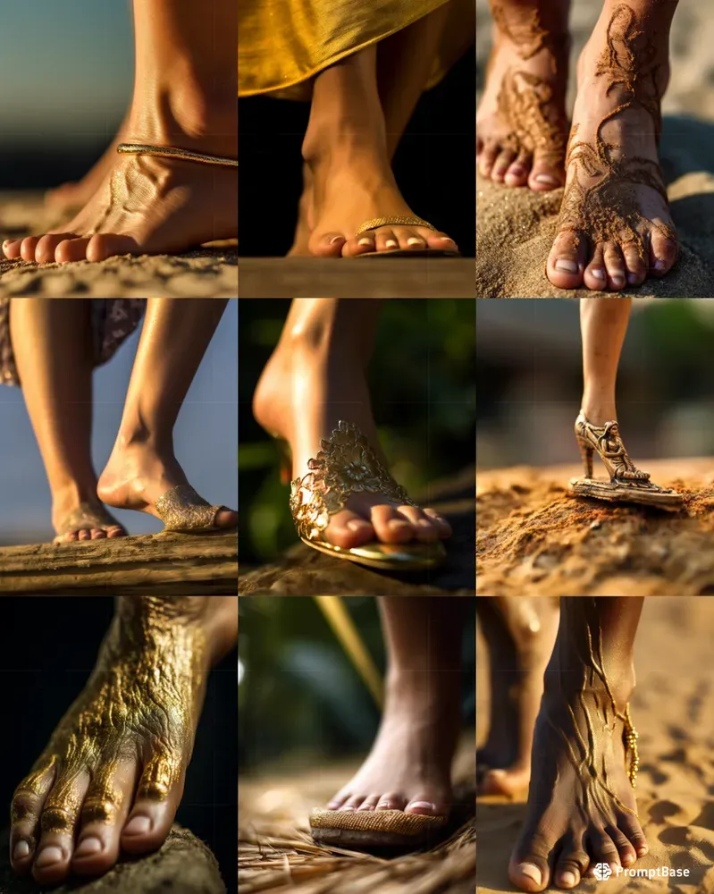 Photorealistic Feet Midjourney Prompt | PromptBase