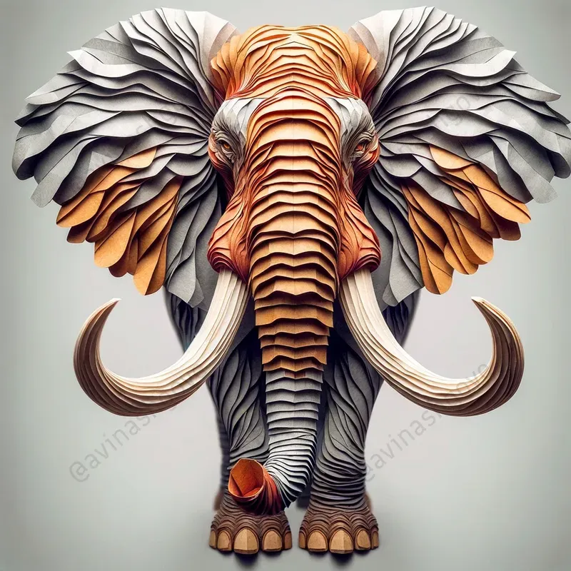 Creative Paper Creation Art Craft Beauty DALL·E Prompt | PromptBase