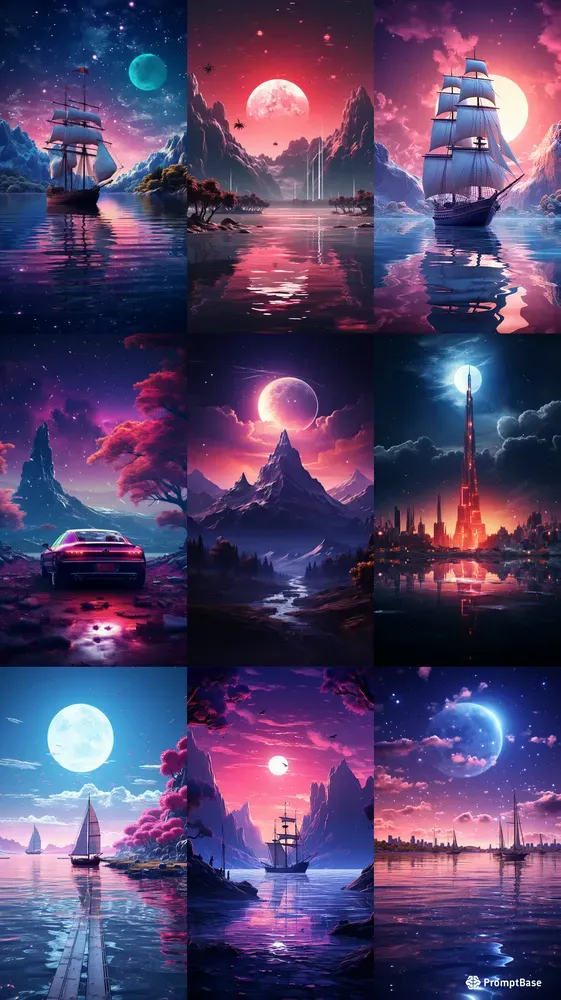 Dopamine Color Schemes Midjourney Prompt | PromptBase