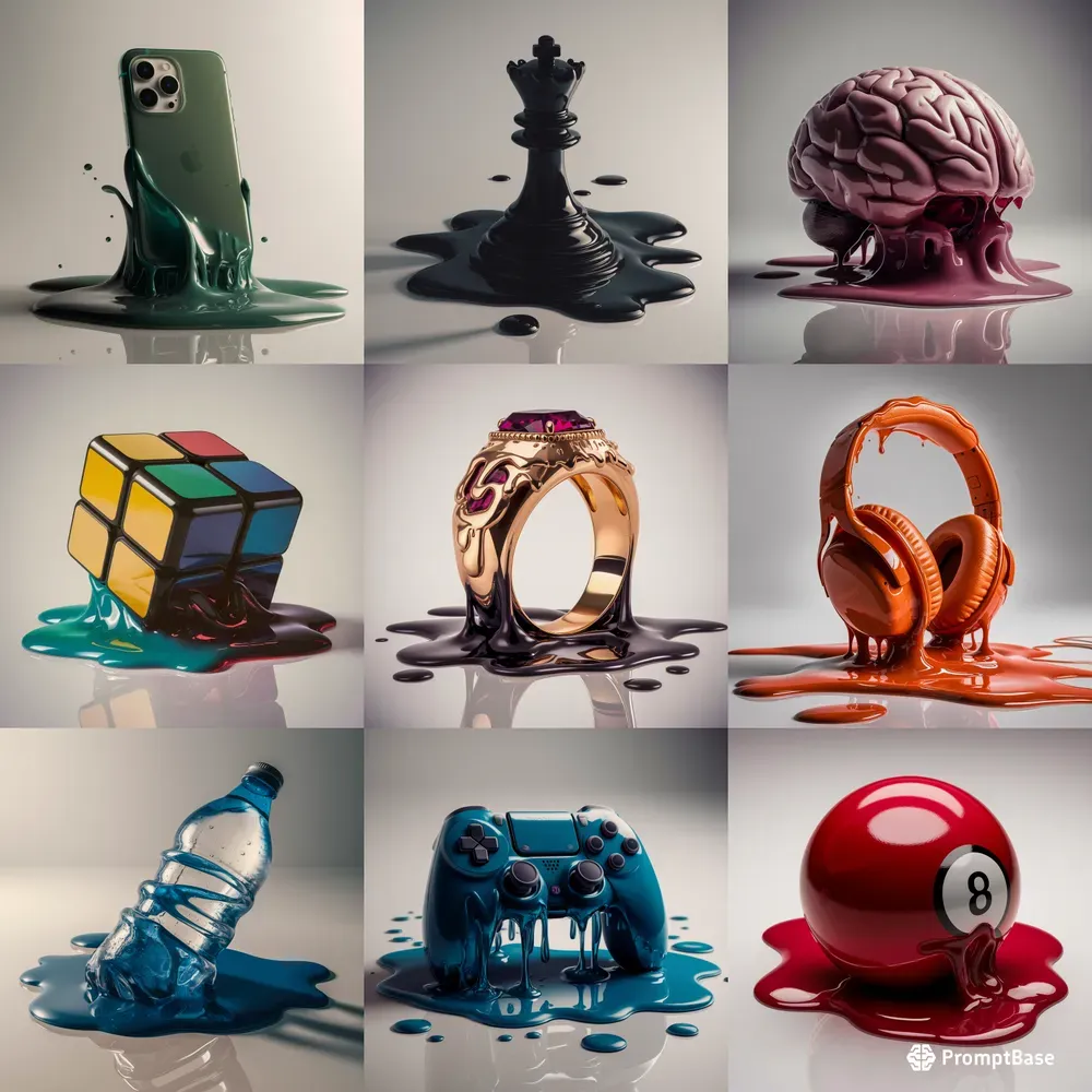 Photography Of Melting Moments DALL·E Prompt | PromptBase