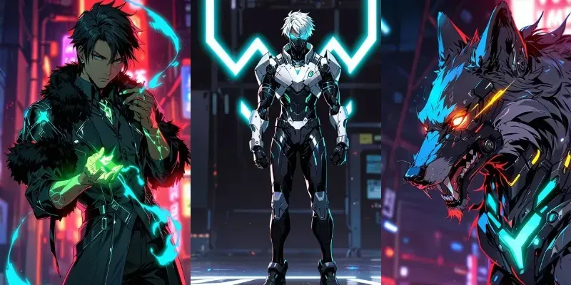 Colorful Acid Anime Characters Leonardo Ai Prompt | PromptBase