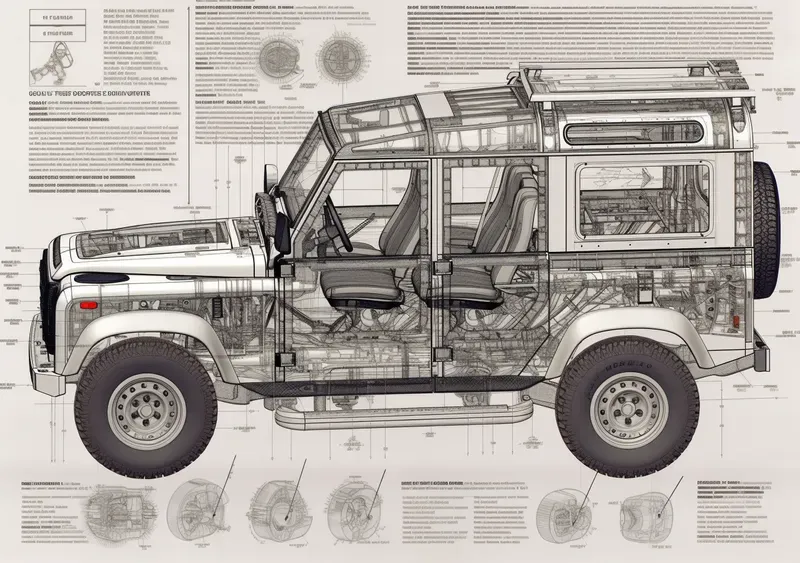 Automotive Engineering Design Drawings Midjourney Prompt | PromptBase