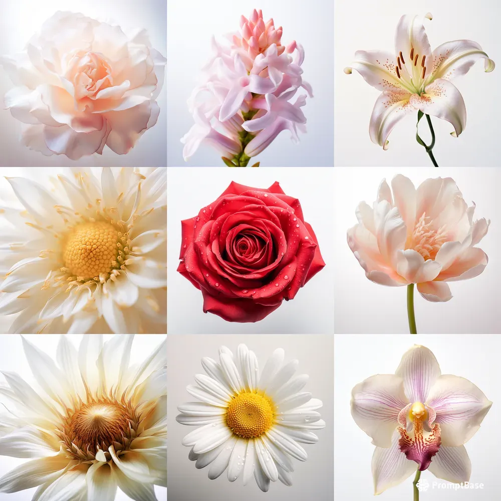 Hyper Realistic Flower Macro Photography Midjourney Prompt | PromptBase