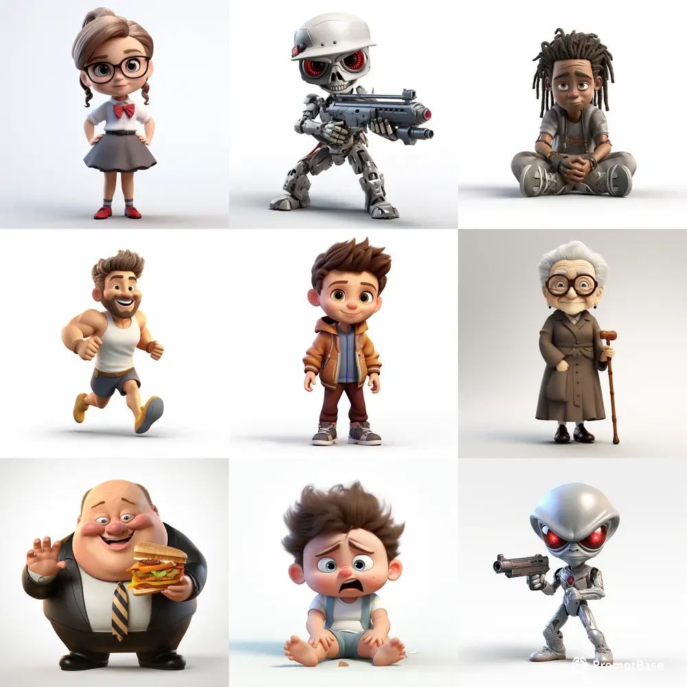 Avatar Puppet Characters Midjourney Prompt | PromptBase