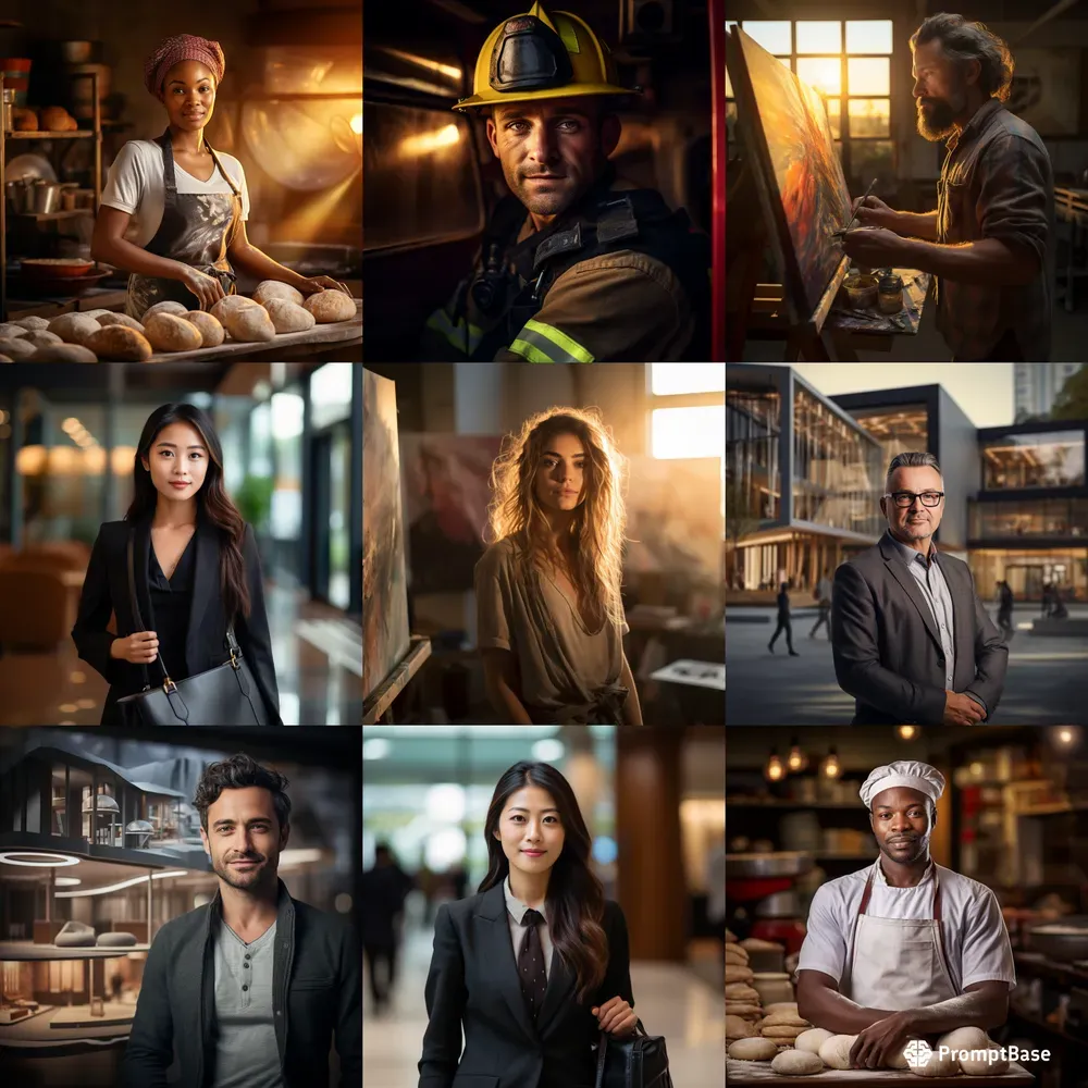 Professional Portrait Photos Any Subjects Midjourney Prompt | PromptBase