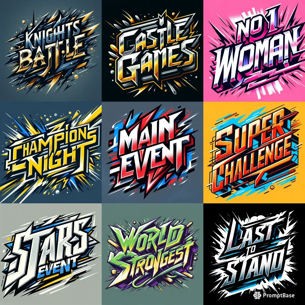 Events Logos DALL·E Prompt | PromptBase