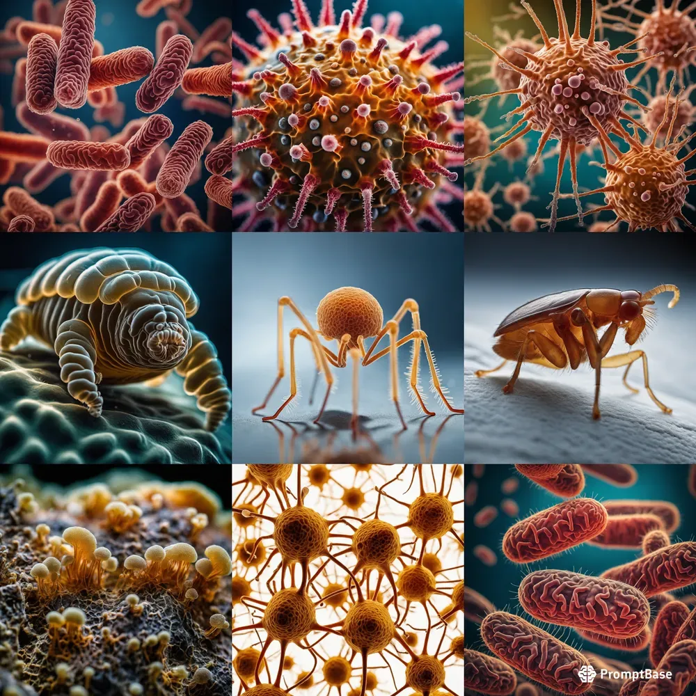 Microbiomes Stable Diffusion Prompt | PromptBase