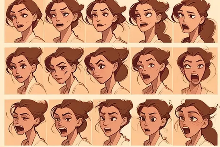 Secret Recipe Character Expressions Midjourney Prompt | PromptBase