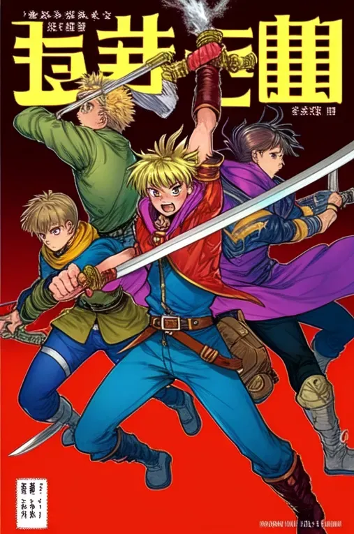 Adventure Manga - Japanese Comics Midjourney Prompt | PromptBase