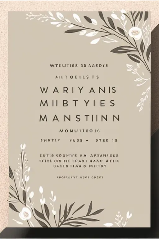 Wedding Invitations Midjourney Prompt | PromptBase