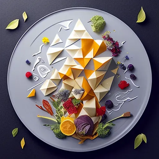 Origami Foods Midjourney Prompt | PromptBase