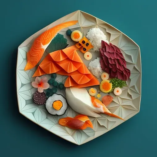 Origami Foods Midjourney Prompt | PromptBase