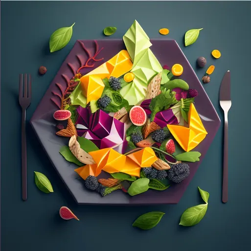 Origami Foods Midjourney Prompt | PromptBase