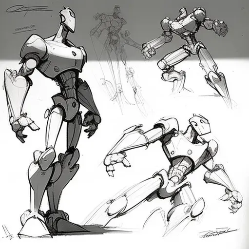 Disney Sketches Dynamic Poses Midjourney Prompt | PromptBase