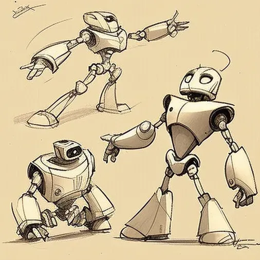 Disney Sketches Dynamic Poses Midjourney Prompt | PromptBase