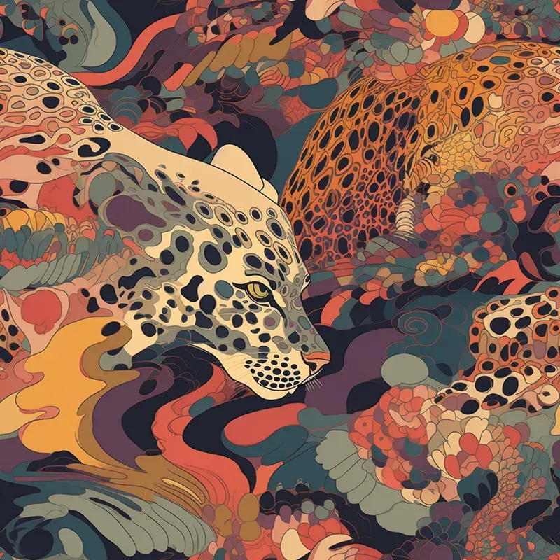 1970s Psychedelic Patterns Midjourney Prompt | PromptBase