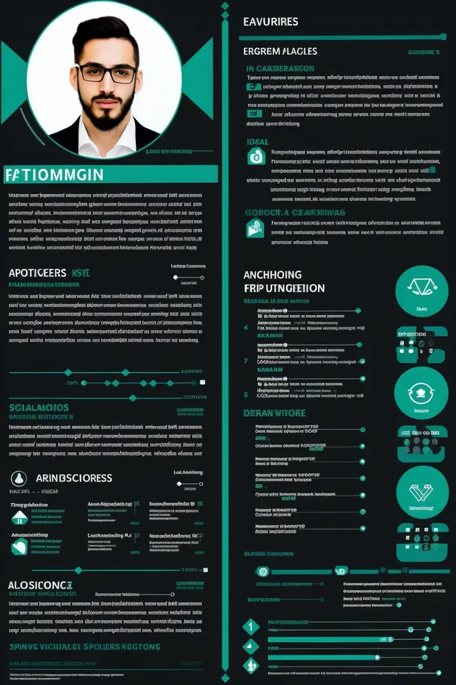 Your Job Resume Design Mock Ups Midjourney Prompt | PromptBase