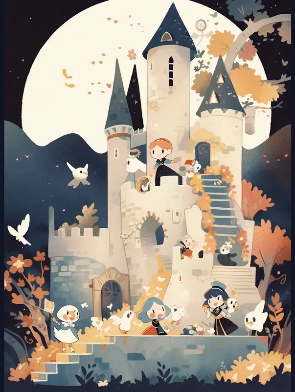 Fantasy Childrens Book Illustrations Midjourney Prompt | PromptBase