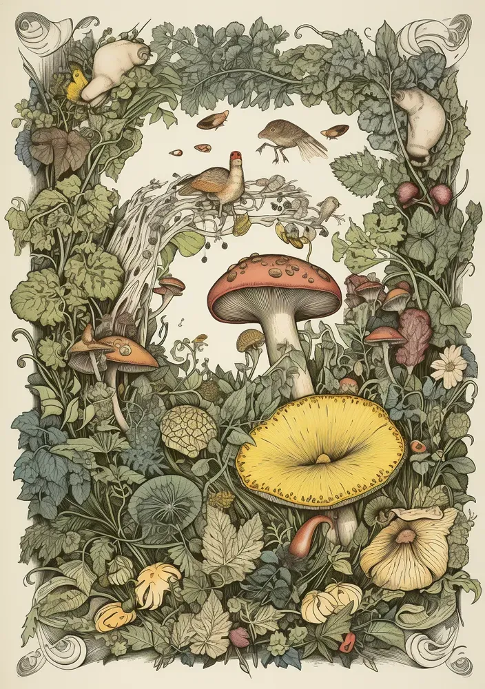 Readytoprint Cottagecore Posters Midjourney Prompt | PromptBase