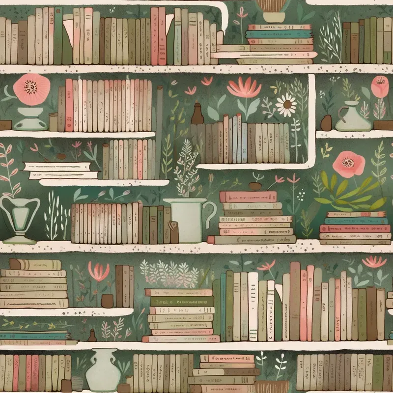 Cottagecore Seamless Pattern Midjourney Prompt | PromptBase