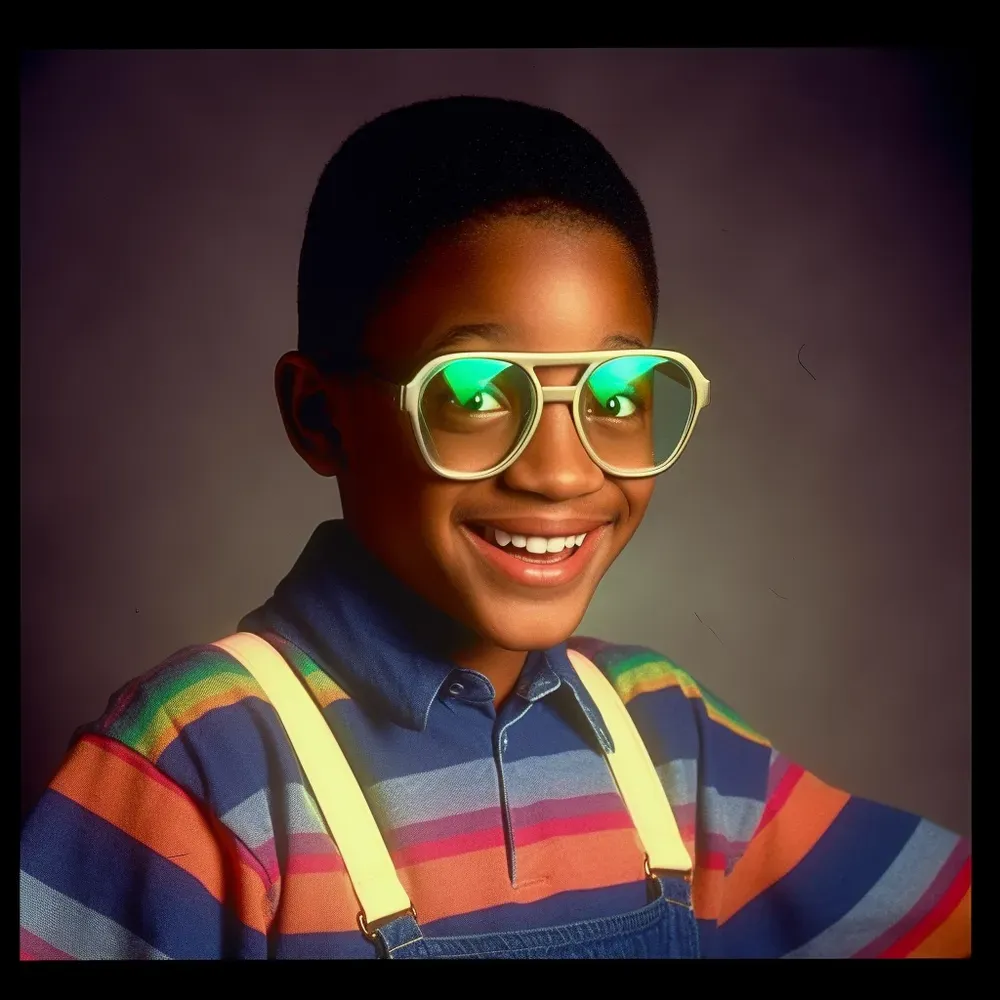 Your Photos As Awkward 80s Portraits Midjourney Prompt | PromptBase