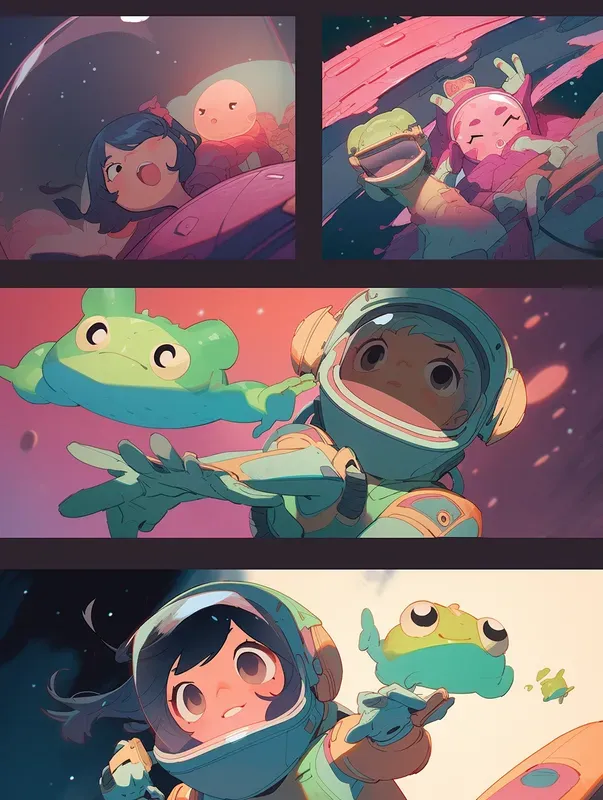 Expressive Comic Pages Midjourney Prompt | PromptBase