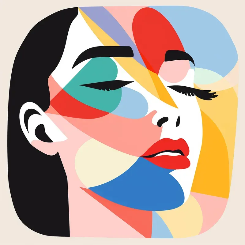 Trendy Colourful Abstract Art Prints Midjourney Prompt | PromptBase