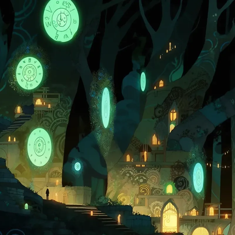 Celtic 2D Animation Stills Midjourney Prompt | PromptBase