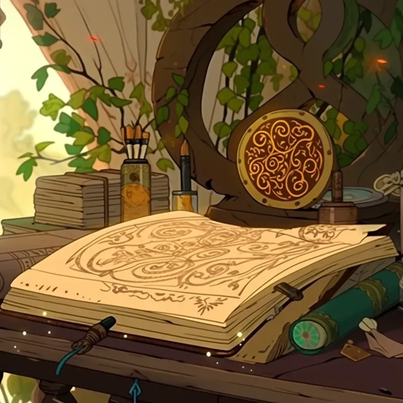 Celtic 2D Animation Stills Midjourney Prompt | PromptBase