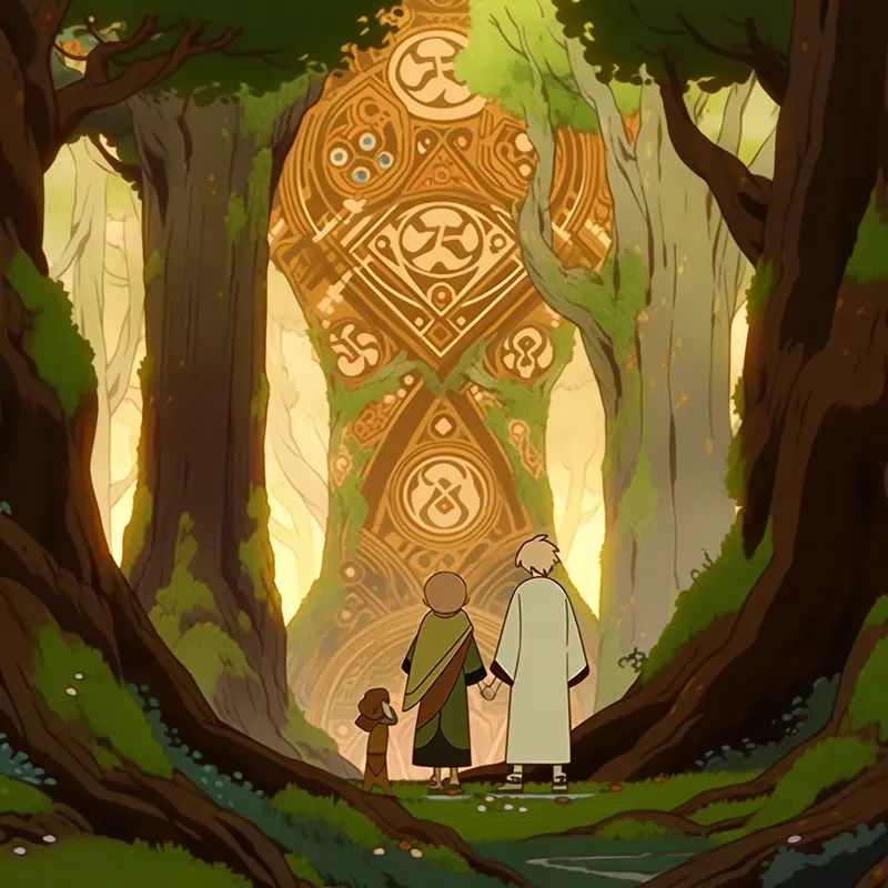 Celtic 2D Animation Stills Midjourney Prompt | PromptBase