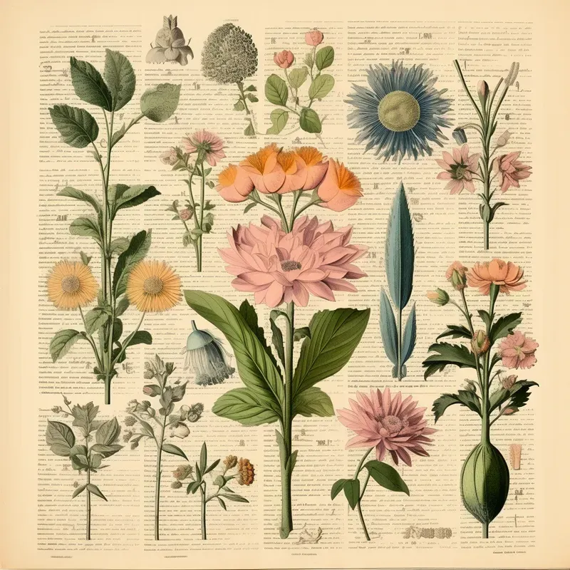 Vintage Scientific Illustrations Midjourney Prompt | PromptBase