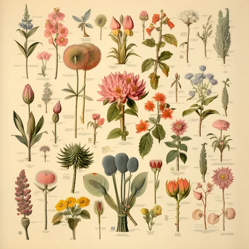 Vintage Scientific Illustrations Midjourney Prompt | PromptBase