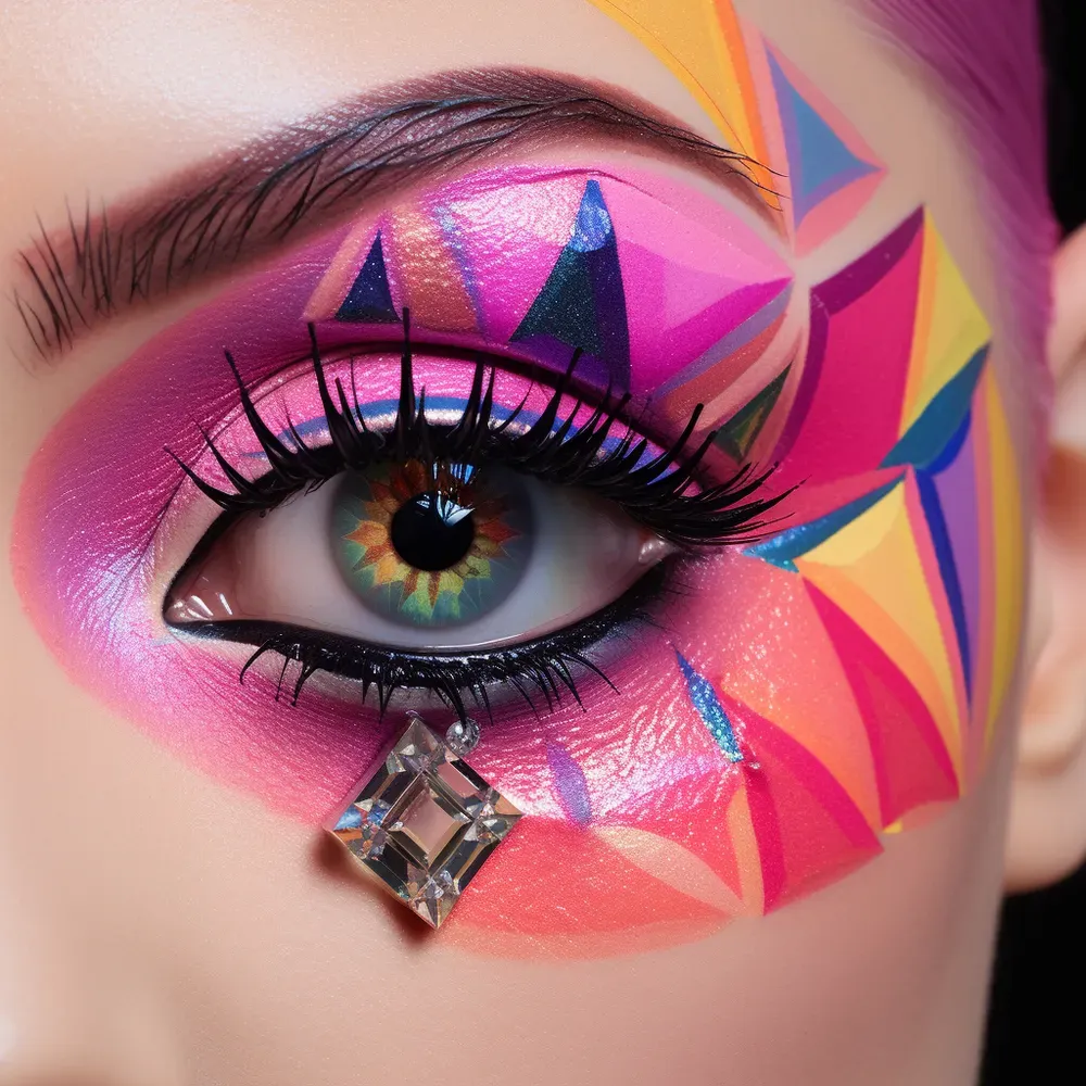 Y2k Makeup Looks Midjourney Prompt | PromptBase