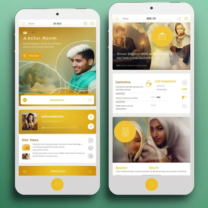Bold Cellphone App Mock Ups Midjourney Prompt | PromptBase