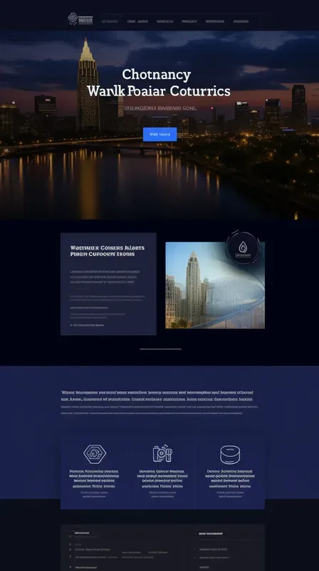 Serious Website Mockups Midjourney Prompt | PromptBase