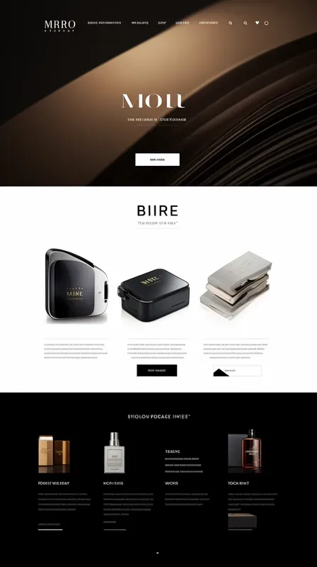 Serious Website Mockups Midjourney Prompt | PromptBase
