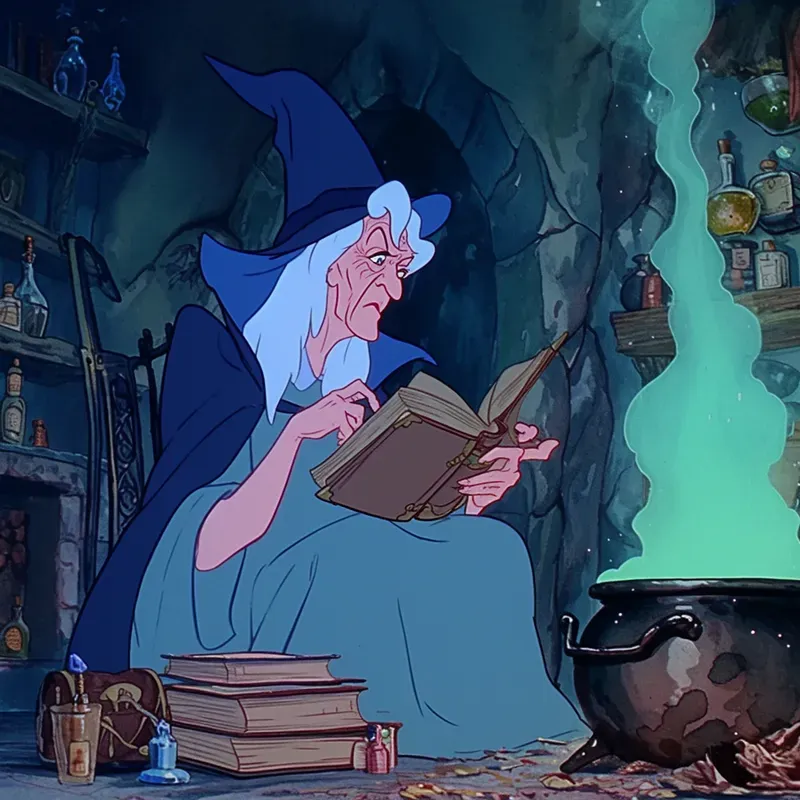 Vintage Disney Cel Animation Stills Midjourney Prompt | PromptBase