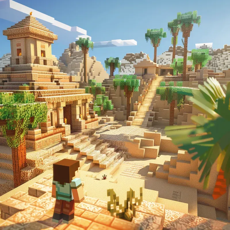 Cinematic Minecraft Shots Midjourney Prompt | PromptBase