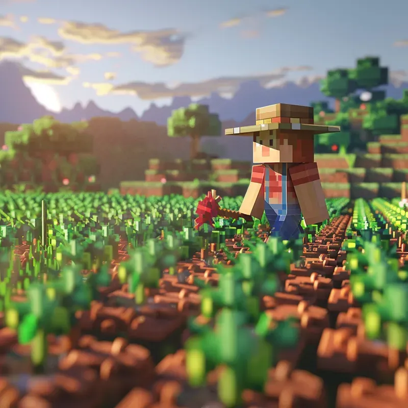 Cinematic Minecraft Shots Midjourney Prompt | PromptBase