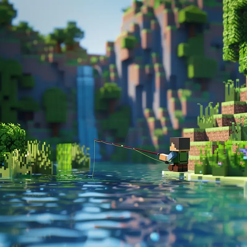 Cinematic Minecraft Shots Midjourney Prompt | PromptBase