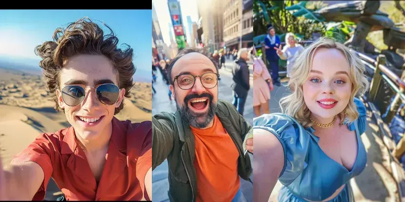 Fake Vacation Photos Generator App | PromptBase