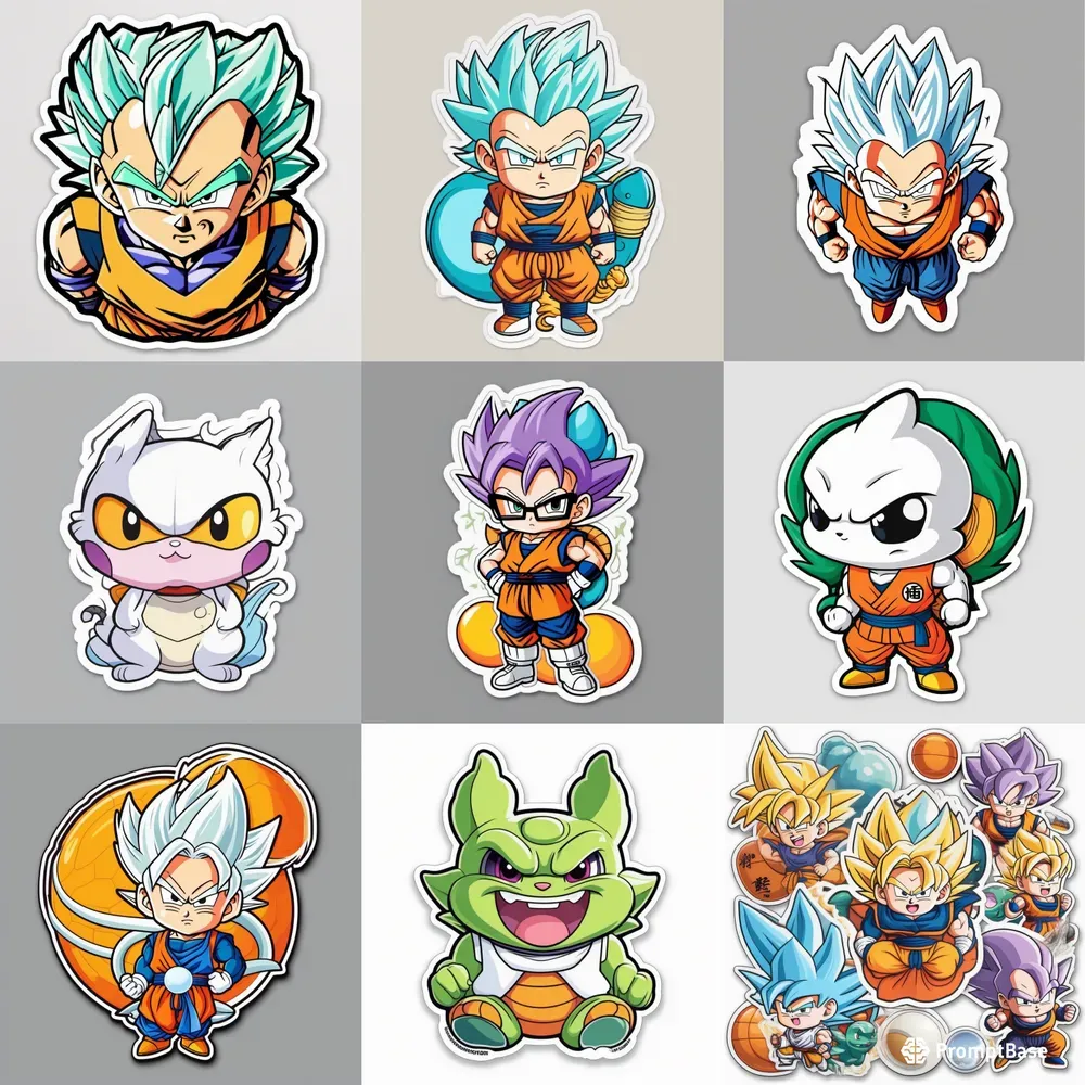 Kawaii Style Dragon Ball Super Stickers Stable Diffusion Prompt ...