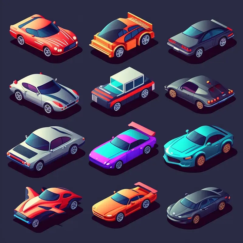 2D Illustration Icon Sets Midjourney Prompt | PromptBase