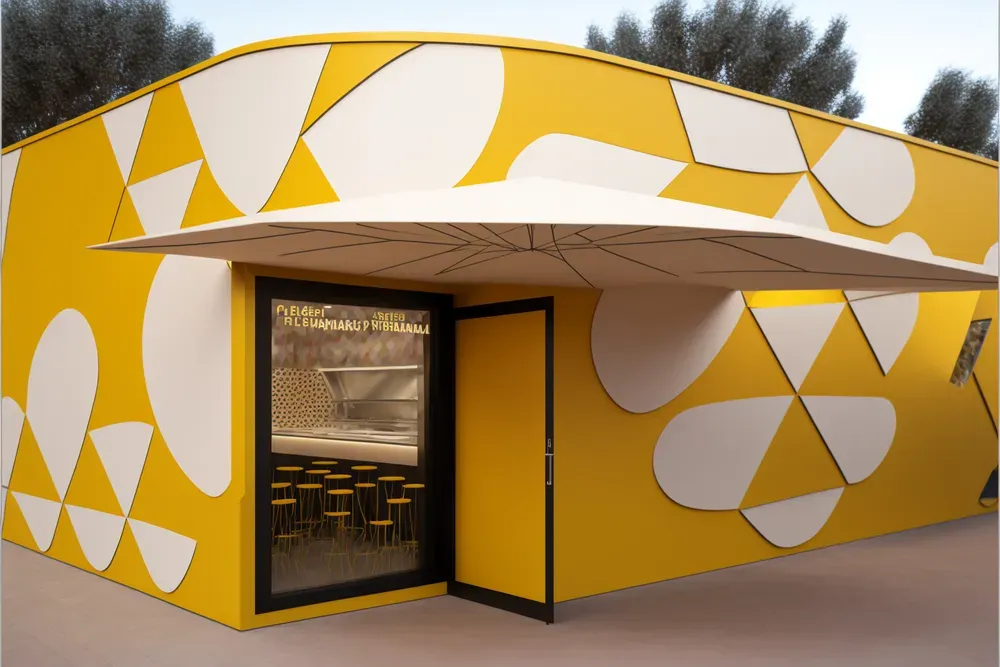 Premium Restaurant Storefront Design Midjourney Prompt | PromptBase