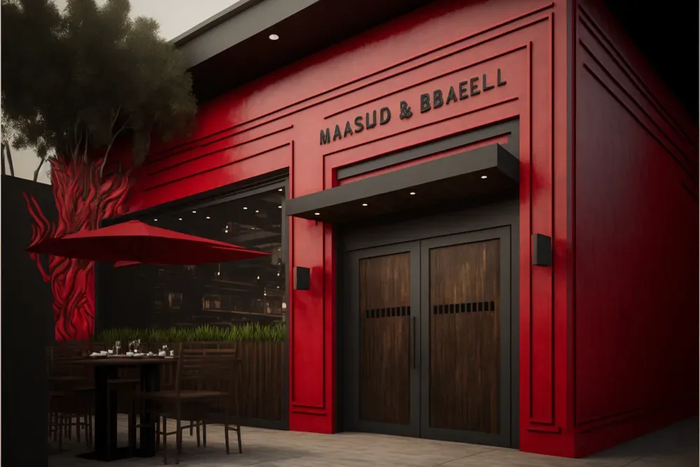 Premium Restaurant Storefront Design Midjourney Prompt | PromptBase