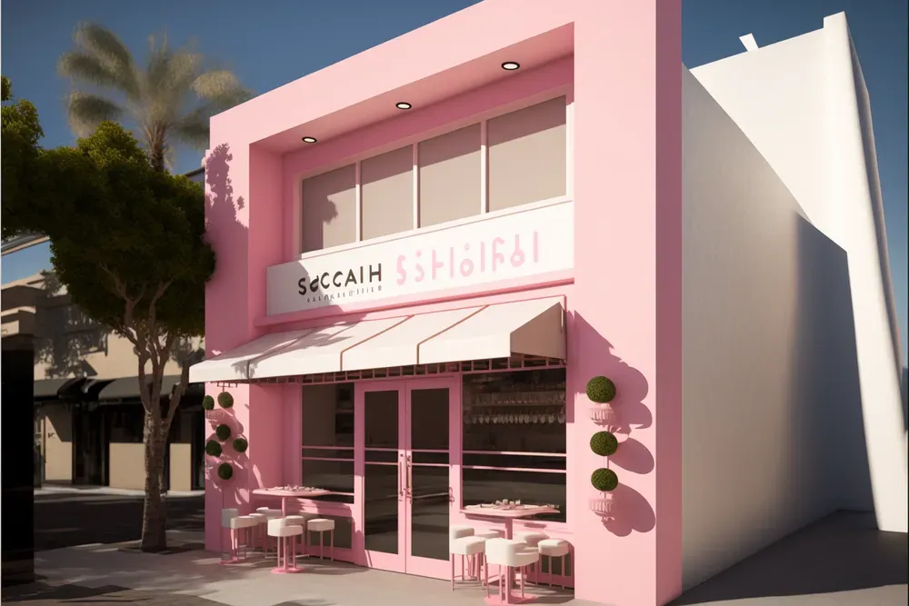 Premium Restaurant Storefront Design Midjourney Prompt | PromptBase